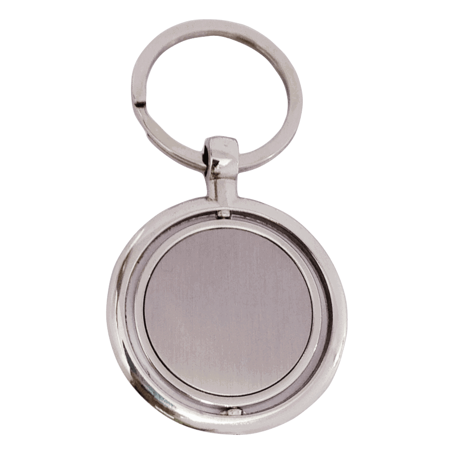 Buy Personalized Both Sides Engraved Rotating Steel Finish Metal ...